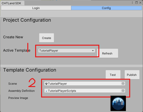 Player範本 | CHTLand SDK